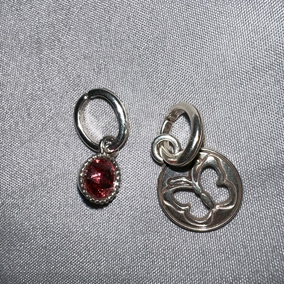 Brighton | Jewelry | Brighton Butterfly And Dark Pink Love Cherish Joy ...